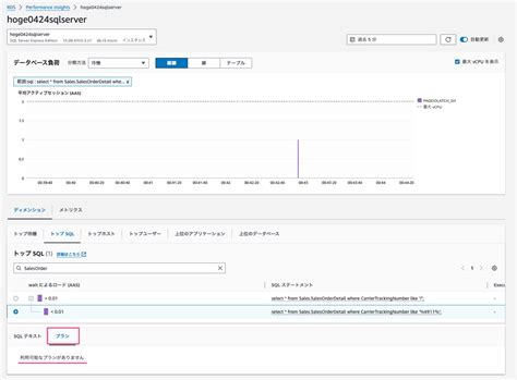 アップデート RDS for SQL Server でも Performance Insights 上で実行計画を確認できるようになりまし