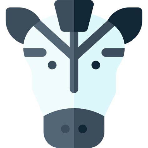 Zebra Basic Rounded Flat Icon