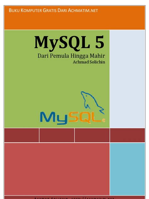 Panduan Lengkap Mysql Pdf Komputer