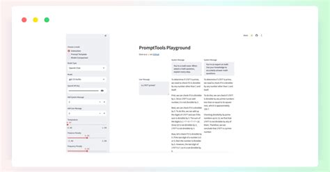 Exploring Llms And Prompts A Guide To The Prompttools Playground