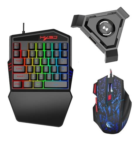 Teclado Para Juegos Con Una Mano Kit Con Rgb Gmya1 Meses Sin Intereses