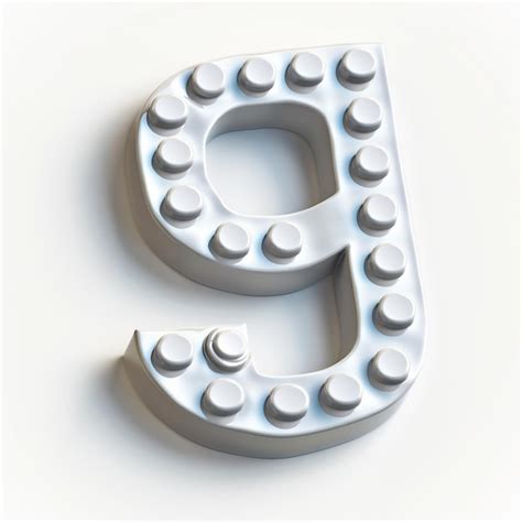 Premium Photo Numerical Number Nine In Creative Digital Art Style