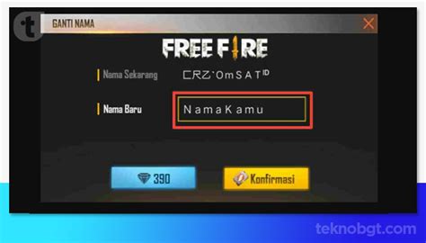 Cara Membuat Nickname Nama Kosong FF Berikut Ini