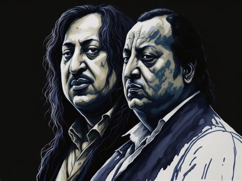 Premium Ai Image Nusrat Fateh Ali Khan