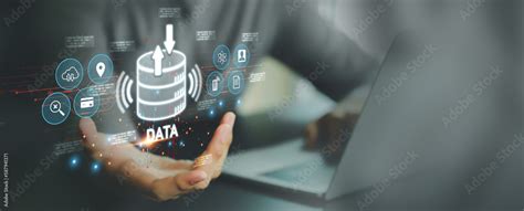 Database Management Cloud Computing Or Data Center Cyber Security File Document Transfer Or