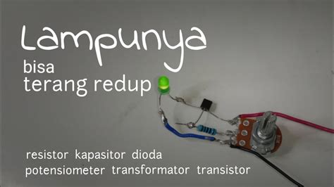 Mengatur Terang Redup Lampu Led Youtube