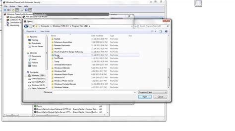 How To Block A Program Form Accessing Internet With Windows Firewall Youtube