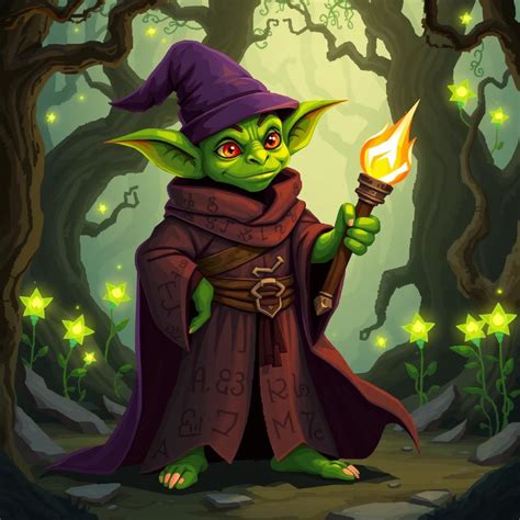 Confident Conjurer The Wise Wizard Goblin