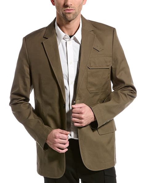 Popular Designer Green Helmut Lang Jackets Men Editorialist