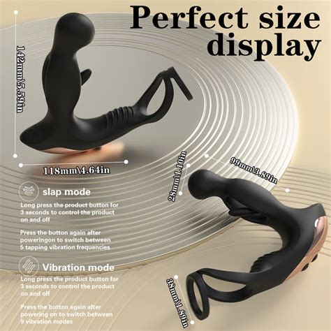 Prostate Massager 3 In 1 Multifunctional Hollow Flap Remote Control