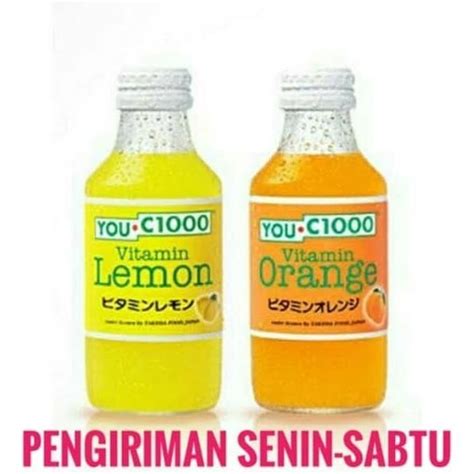 Jual You C Vitamin Lemon ML Box Box Botol Shopee Indonesia
