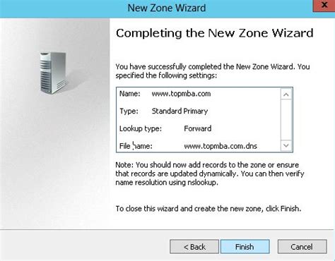 Using DNS Server To Add New Host And New Zones In Windows Server 2012