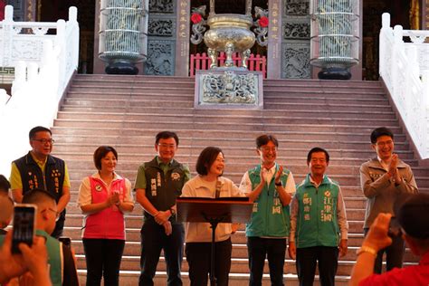 蔡英文台中參拜 拉抬立委參選人江肇國 臺灣導報