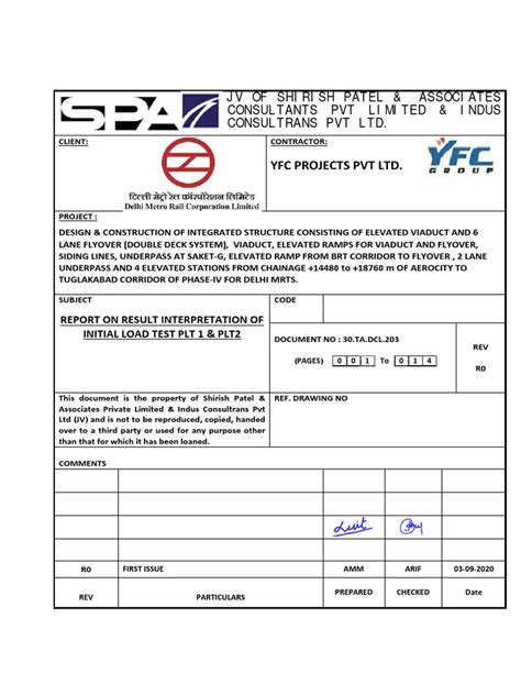 Initial Load Test Report Pdf Deep Foundation Geotechnical Engineering