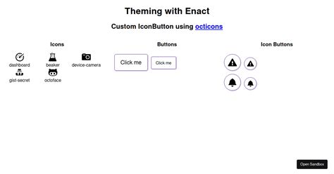 Enact Ui Examples CodeSandbox