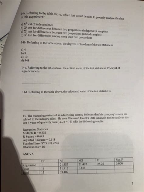 solved 1 a type i error is committed when a we reject the
