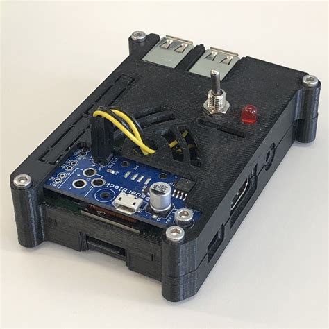 Raspberry Pi 3 Bb Pi 2 B And Pi 1 B Case With Powerblock Support