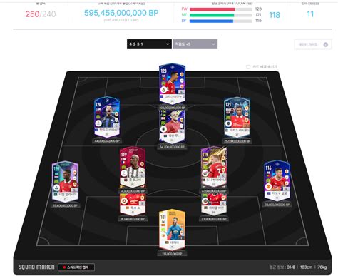6천억 250급여 맨유 스쿼드좀 봐주세요 Ea Fc 온라인 에펨코리아