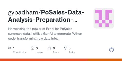 Github Gypadhamposales Data Analysis Preparation Excel Genai Integration Harnessing The