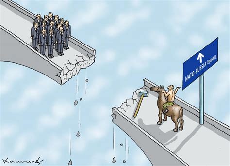 Nato Russia Council Cartoon Movement