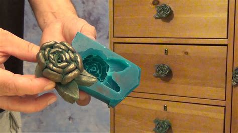 Cold Cast bronze Drawer Pulls Resin Casting tutorial - YouTube