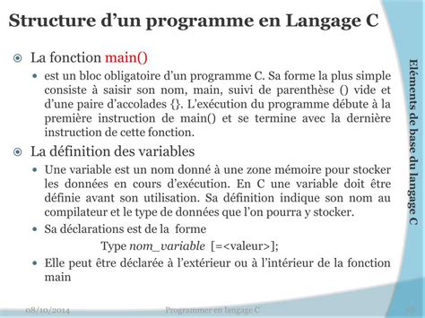 ppt programmer en langage c powerpoint presentation free download