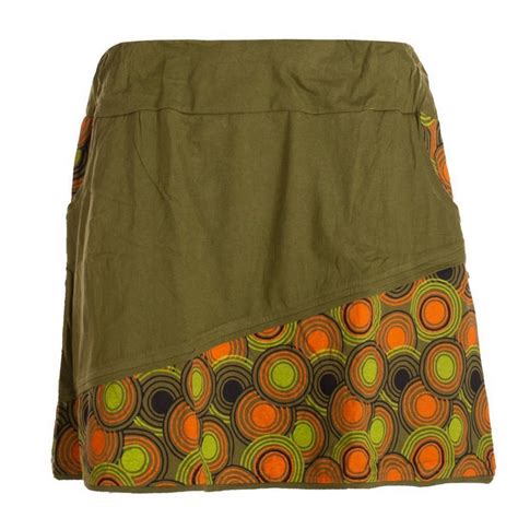 Vishes Minirock Kurzer Rock Damen Mini Rock Polka Dot Röcke Retro 70er