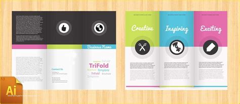 Tri Fold Brochure Template Powerpoint