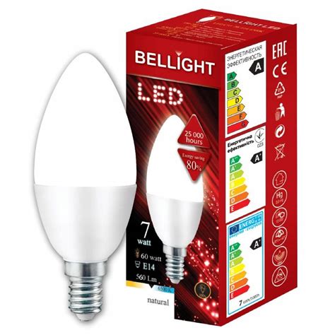 ŻARÓWKA LED C35 230V 8W 4000K E14 BELLIGHT - 12515791254 - oficjalne ...