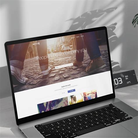 야간기행 웹사이트 디자인 웹 Ui·ux 포트폴리오 크몽
