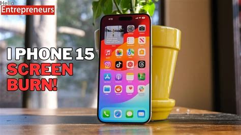 I Phone 15 Series Witnessed Screen Burn In Issues Whats Next Hello