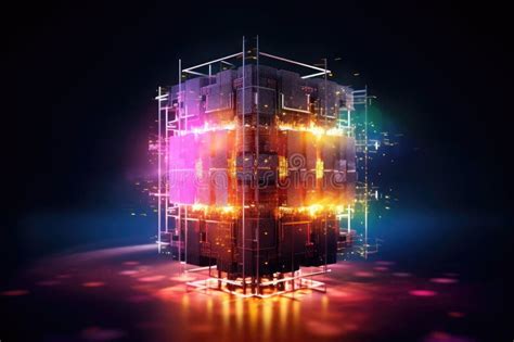 Computing And Quantum Technology Generative Ai Stock Illustration