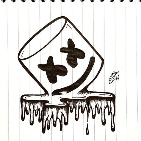 Image Result For How To Draw Marshmello Dj Tattoo Ideas Drawings