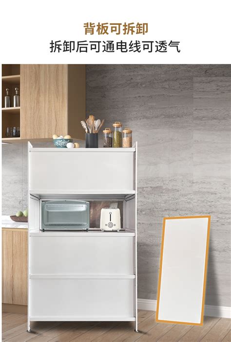 厨房餐边柜带柜门橱柜多功能碗柜翻门柜多层置物柜防尘置物架 阿里巴巴