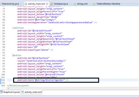 Android Dersleri 29 Telefon Rehberi Uygulaması Yapıyoruz