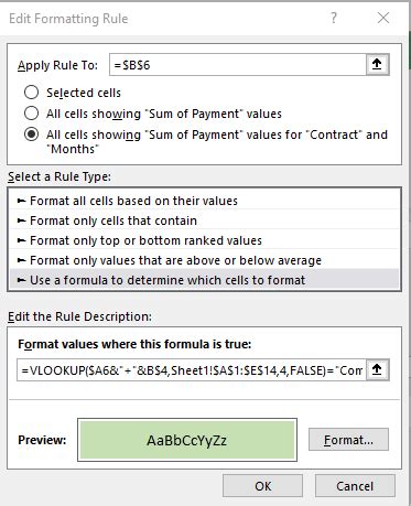 Vba Conditional Formatting In Pivot Table In Excel Based On Text Field Stack Overflow