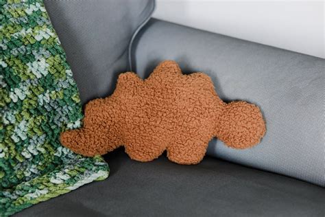 Dino Nugget Plushie Dino Nug Pillow Decorative Comfortable Soft And Cute Dinosaur Plush Viral