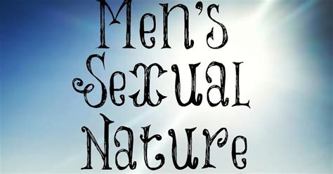 Always Learning Mens Sexual Nature