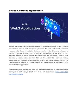 PPT - How to build Web3 applications_ PowerPoint Presentation, free ...