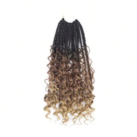 Goddess Box Braids Crochet Hair 14 Inch 1 Pack Pre Looped Box Braids