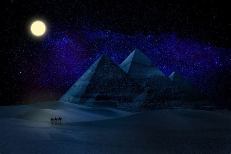 Download Manipulation Pyramids Egypt Royalty Free Stock Illustration