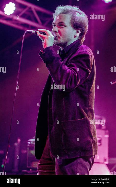 Italy 9 December 2024 Geordie Greep Black Midi Singer And Frontman