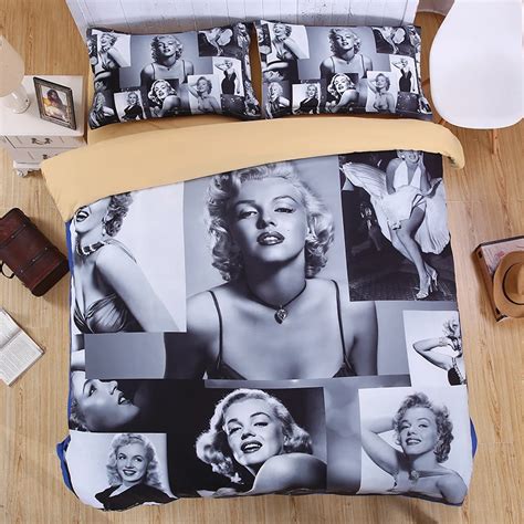 Marilyn Monroe 3d Bedding Set Print Duvet Cover Set Twin Queen King
