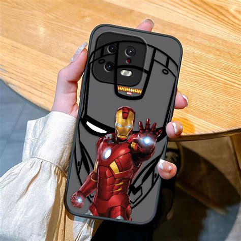 Criativo Homem Aranha Vingadores Heróis Mate Estojo Para Celular Xiaomi