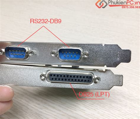 Card PCI E 1X To 2 RS232 DB25 Parallel Chipset WCH382