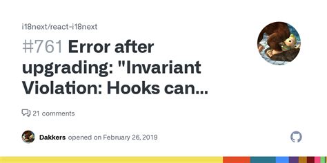 Error After Upgrading Invariant Violation Hooks Can Only Be Called Inside The Body Of A