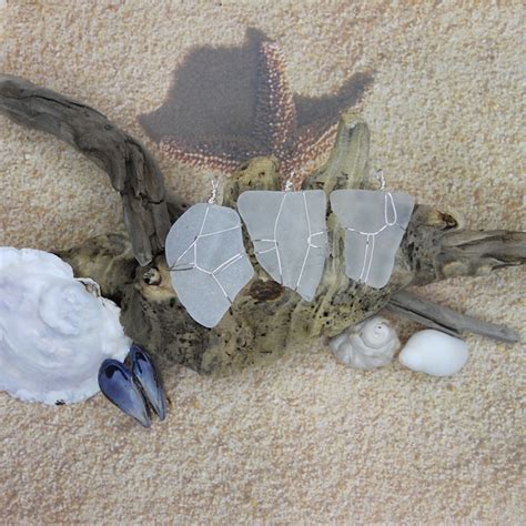 Wire Wrap Sea Glass Etsy