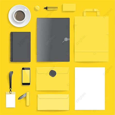 Corporate Identity Template Set Business Card Coffee Vector Set