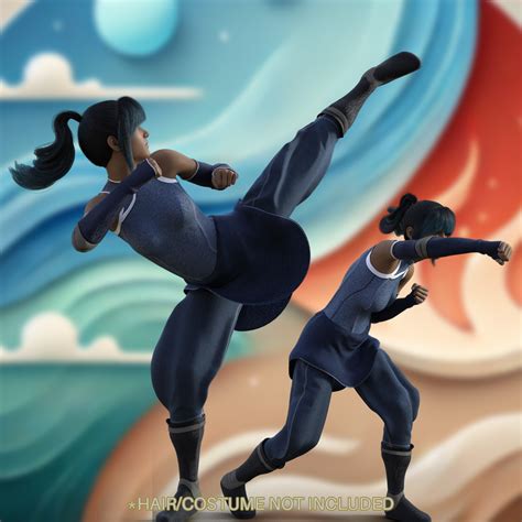 Artstation Element Bender Poses For Genesis 8 Female Game Assets