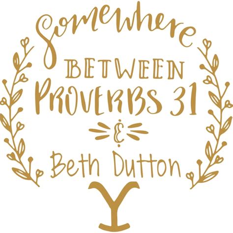 Yellowstone Svg Beth Dutton Svg Dutton Ranch Rip Svg Yel Inspire